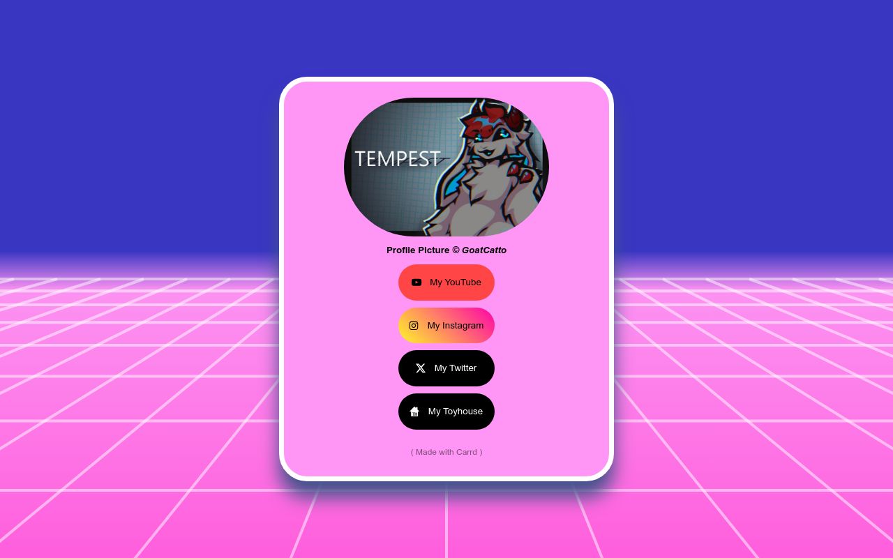 Hello there, I'm Thy Tempest. Or Tempest for short. I am an animator!